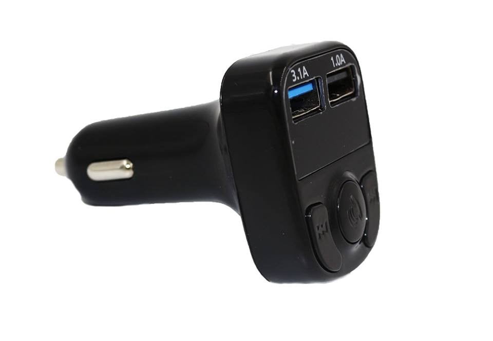 Car kit cu functie radio FM si MP3 Player, negru